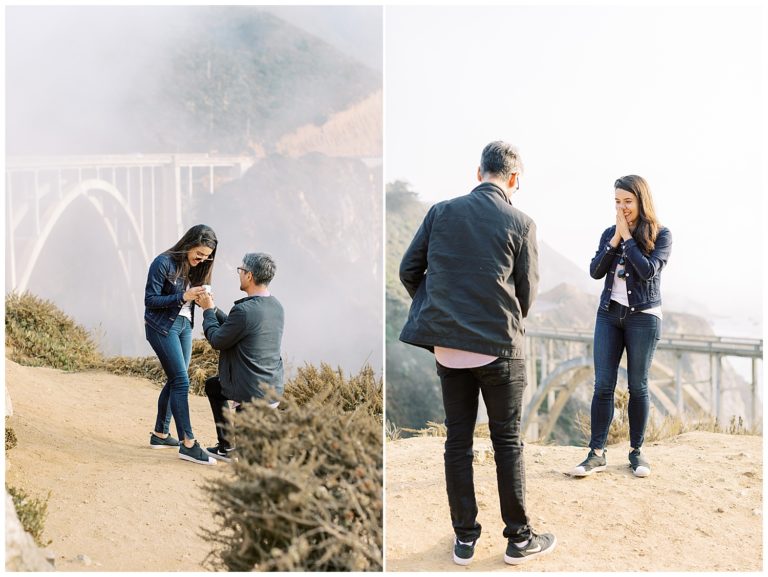 A Beautiful Surprise Proposal At Bixby Bridge | Thais & Gabriel | AGS ...